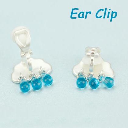 Cute Clouds And Rain Earrings on Luulla