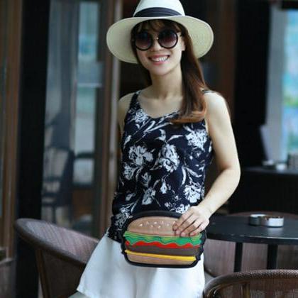 Cute Hamburger Handbag on Luulla
