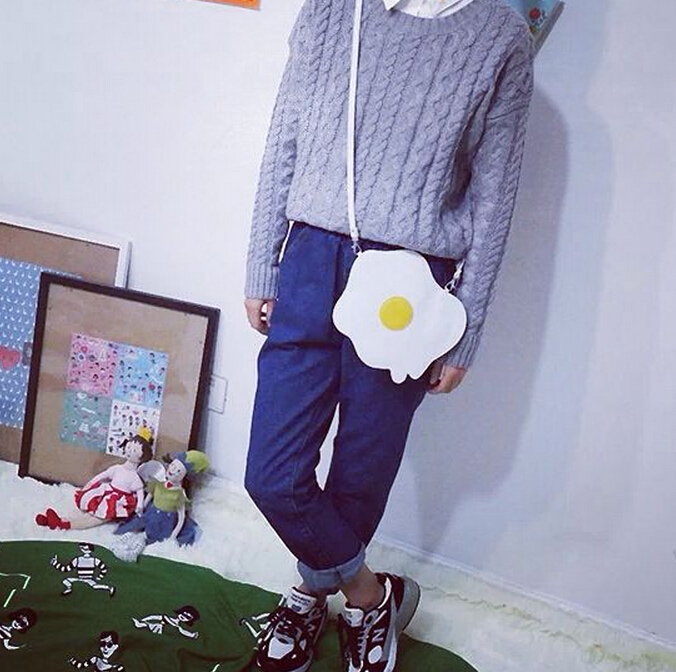 Cute Sunny Side Up Shoulderbag on Luulla